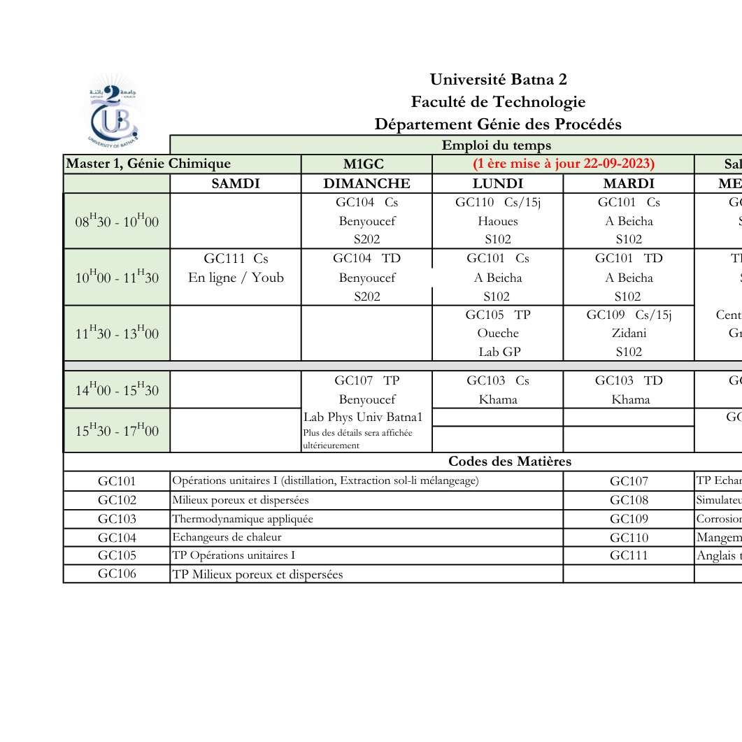 Emploi du temps - Master GP S1 -2023-2024.pdf | DocDroid