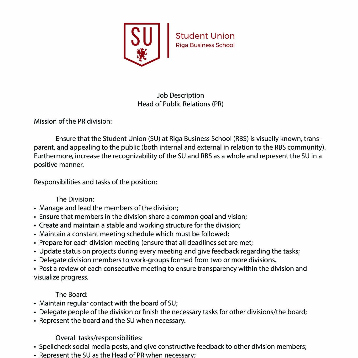 Job Description PR.pdf | DocDroid