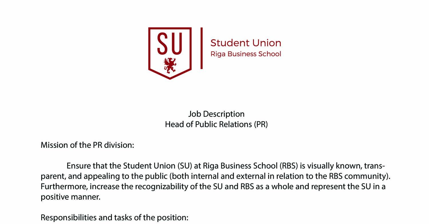 Job Description PR.pdf | DocDroid