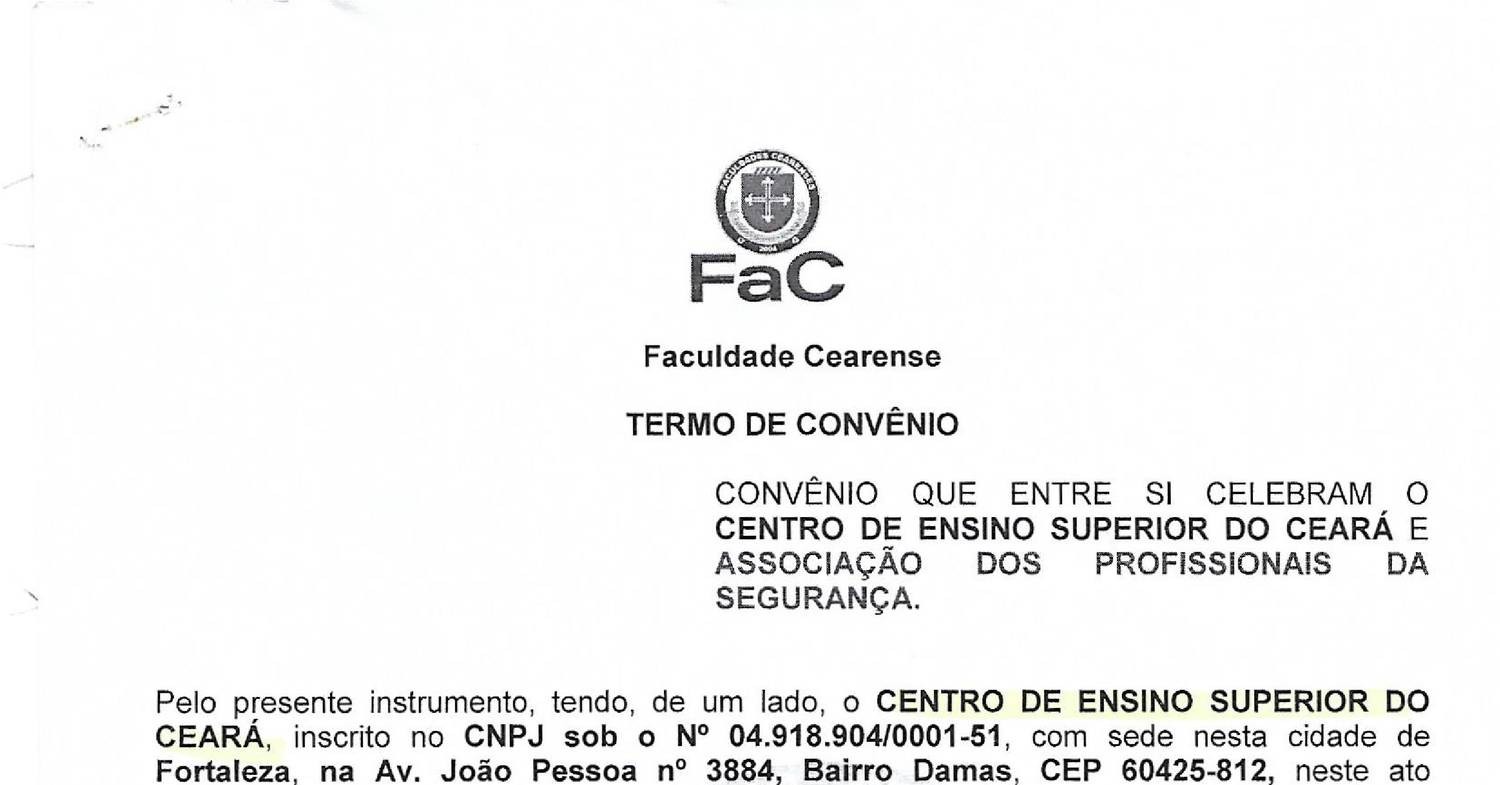 CONVÊNIO ENTRE FACULDADE CEARENSE E APS.pdf | DocDroid