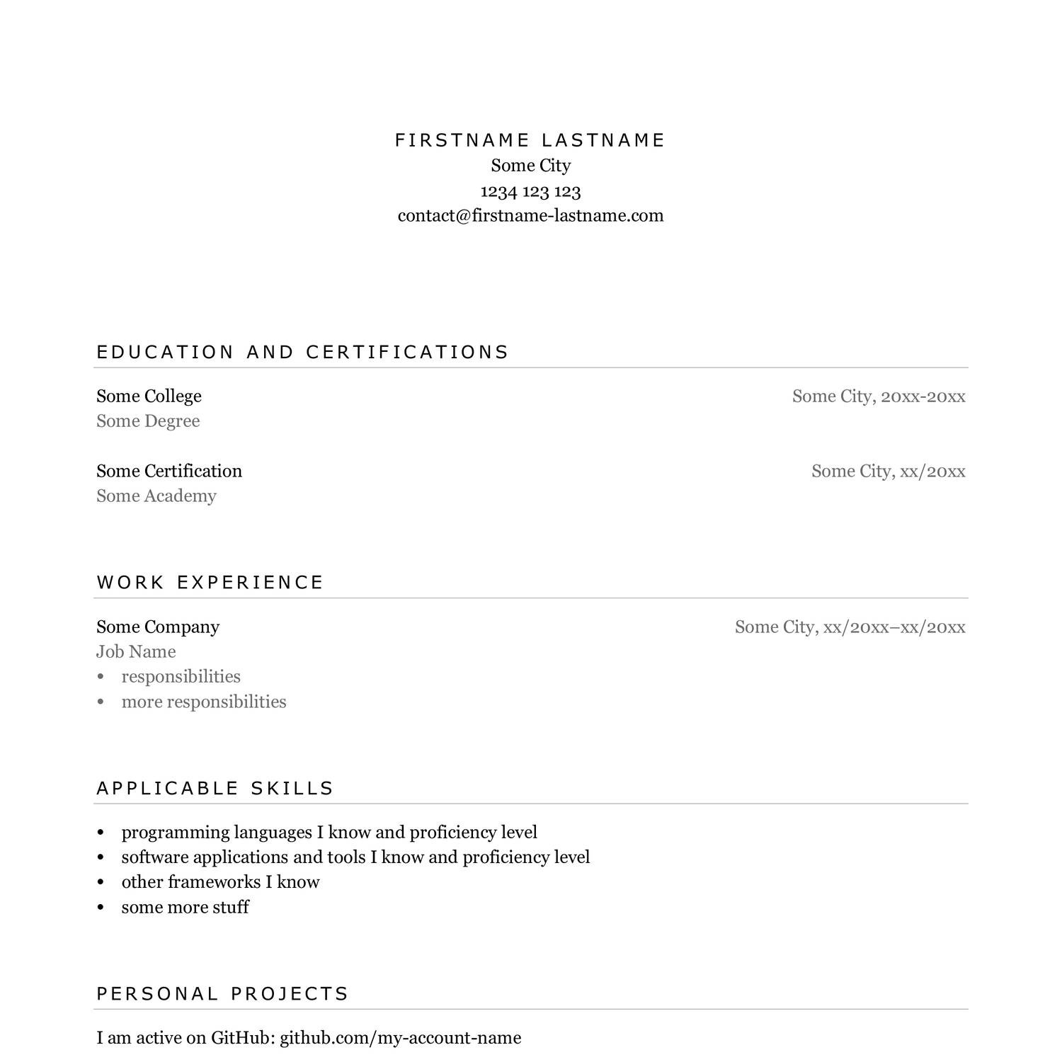 resume_sample.pdf | DocDroid
