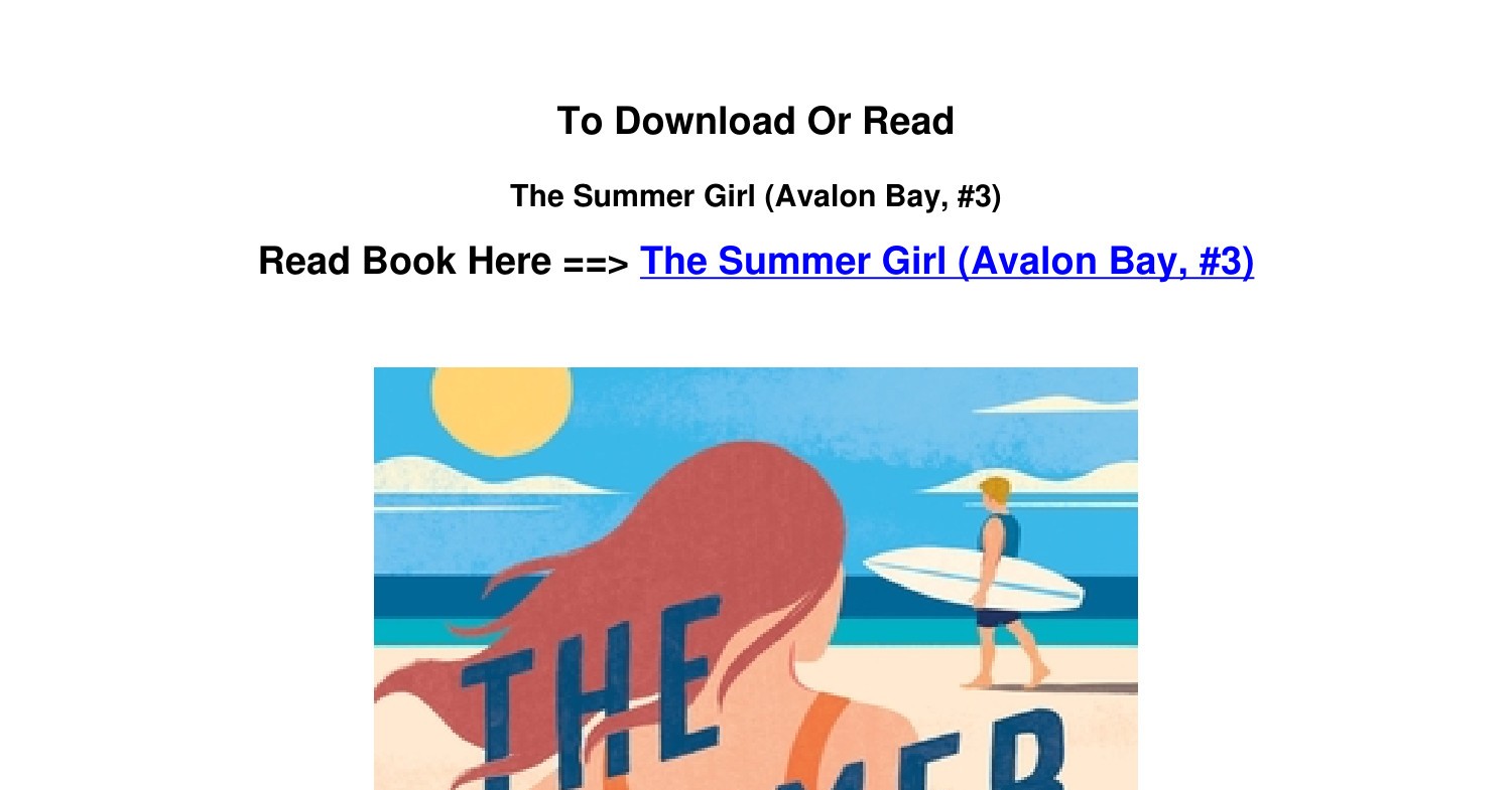 ePub download The Summer Girl Avalon Bay 3 BY Elle Kennedy.pdf | DocDroid