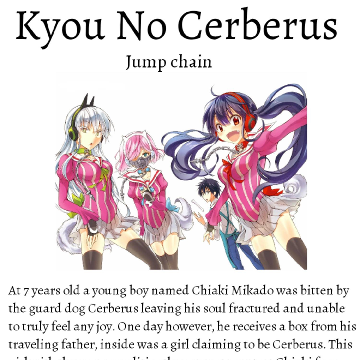 Kyou No Cerberus Jump Chain.pdf | DocDroid