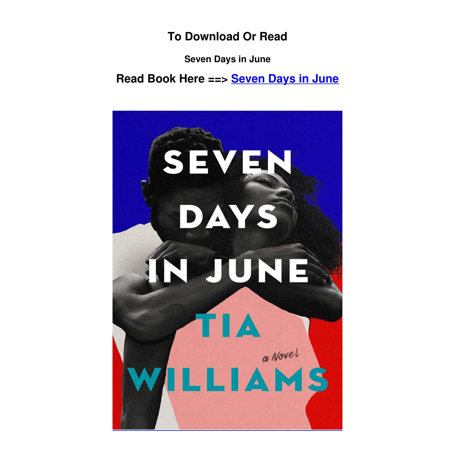 DOWNLOAD PDF Seven Days in June by Tia Williams.pdf | DocDroid