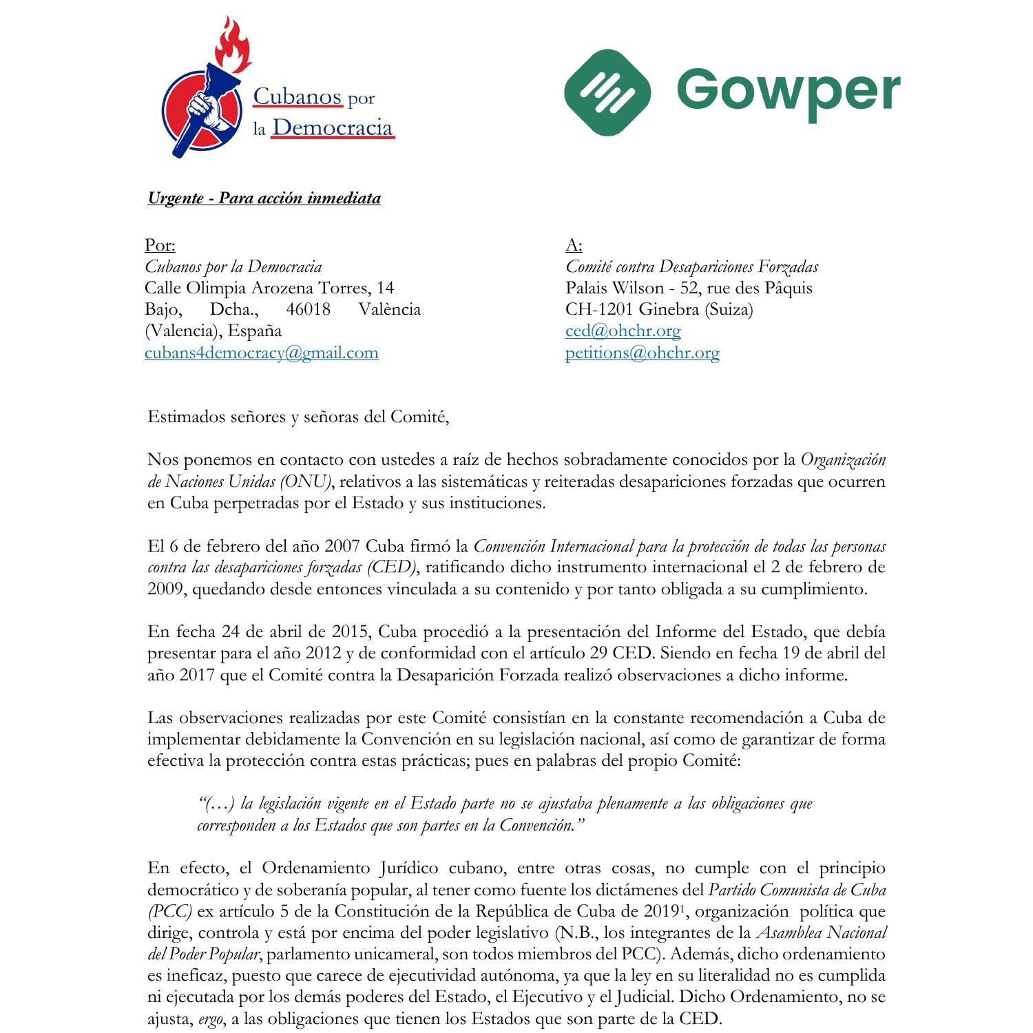 CARTA_CED_CUBA.pdf | DocDroid