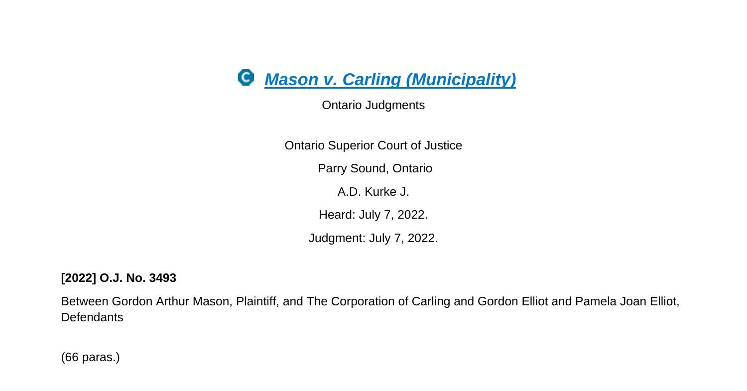 Mason v. Carling (Municipality) [2022] O.J. No. 3493.pdf | DocDroid