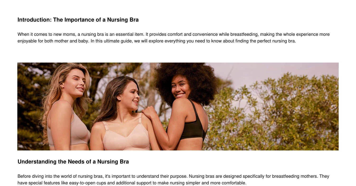 The Ultimate Guide to Finding the Perfect Nursing Bra.pdf | DocDroid