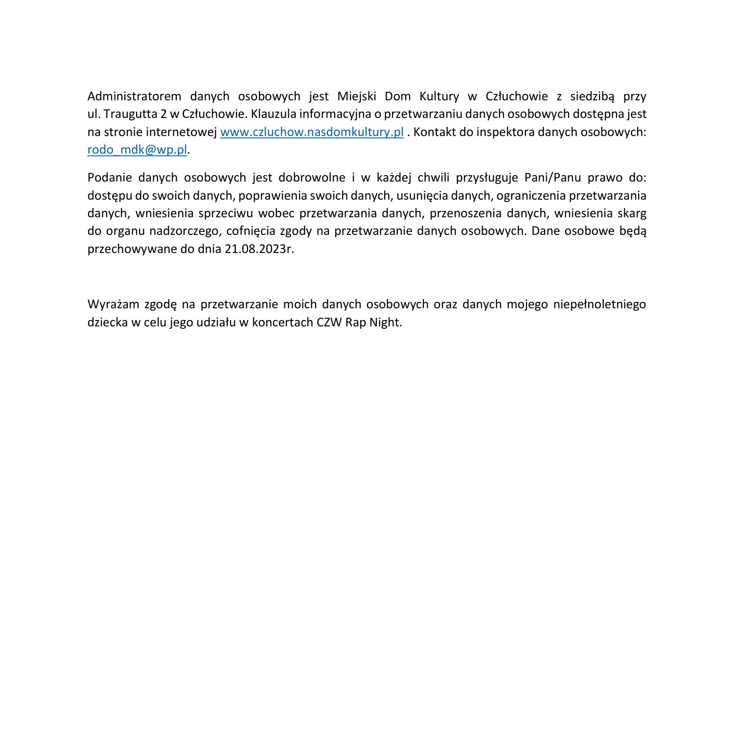 CZW RAP NIGHT 2023 - zgoda rodzica.docx | DocDroid