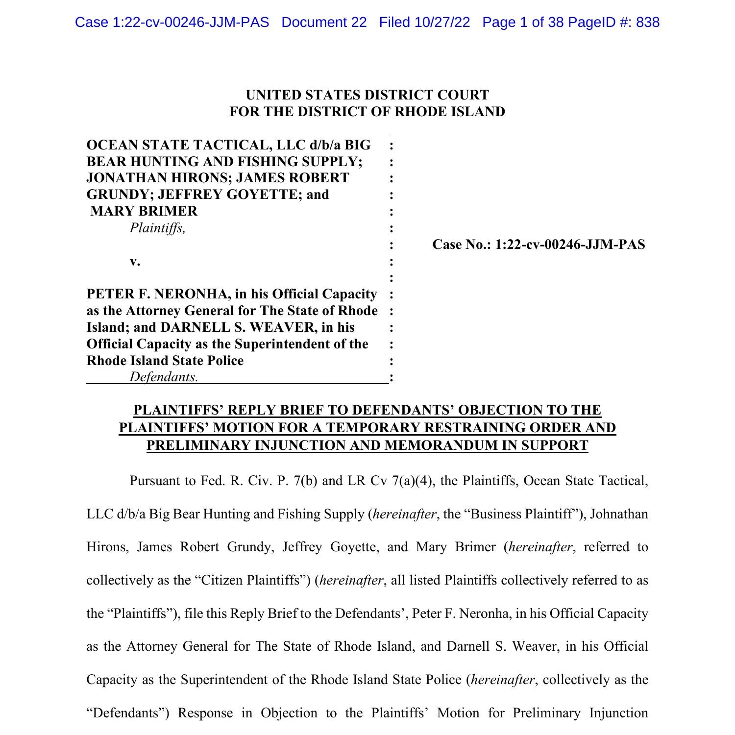 Reply to RI Objection on Injunction.pdf | DocDroid