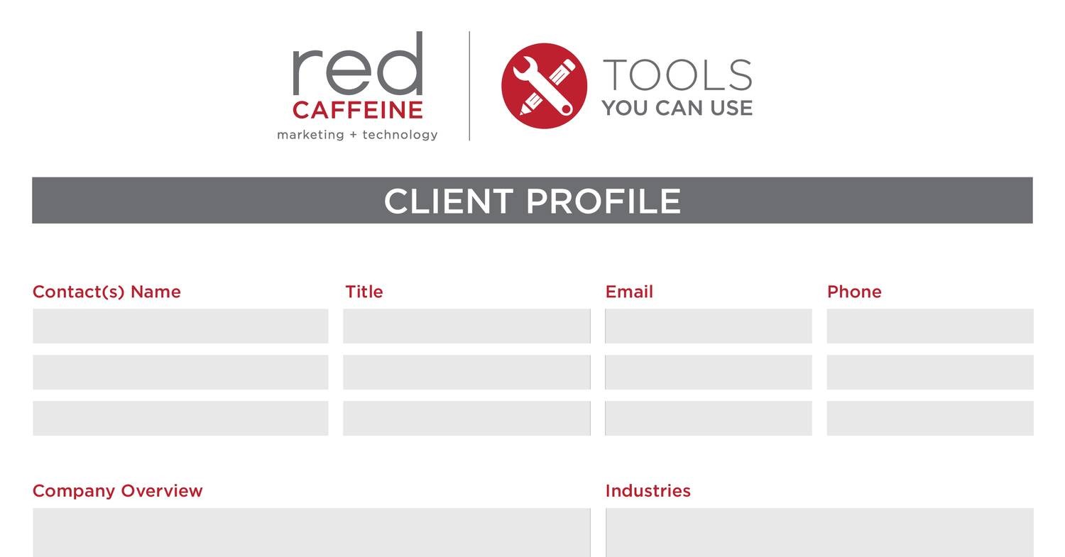 Red Caffeine Client Profile Template.pdf | DocDroid