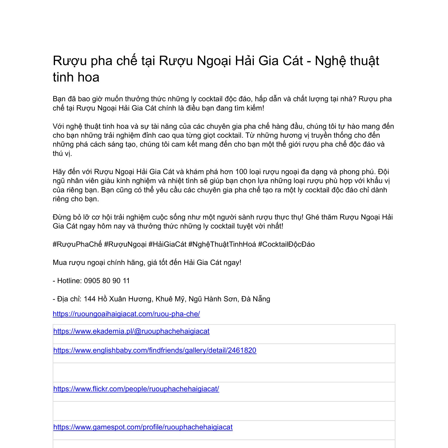 Rượu Baileys Tại Rượu Ngoại Hải Gia Cát.docx | DocDroid