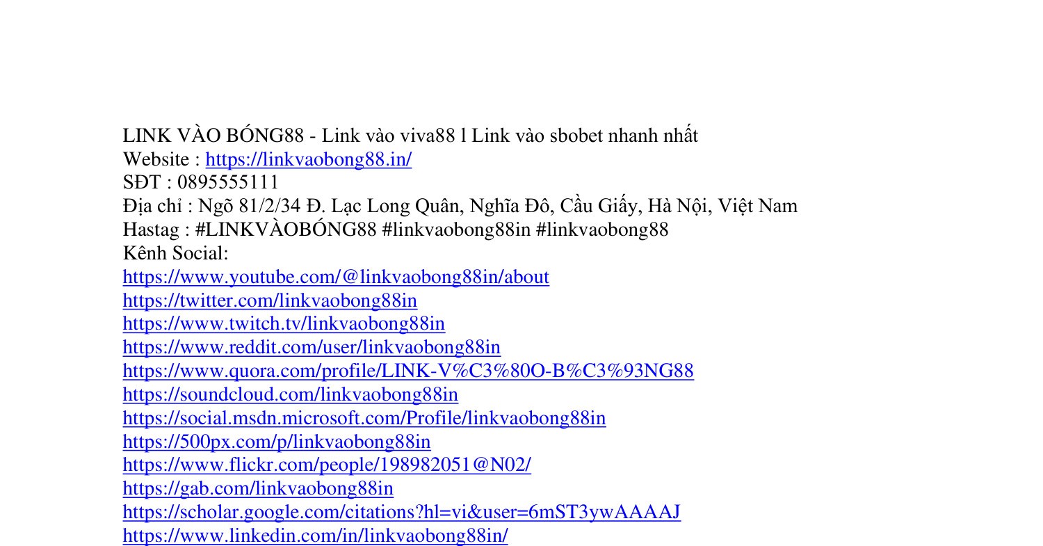 LINK-VÀO-BÓNG88-Link-vào-viva88-l-Link-vào-sbobet-nhanh-nhất.pdf | DocDroid