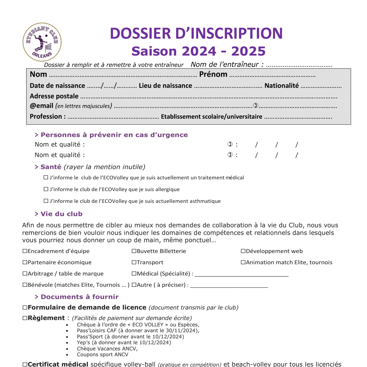 Dossier inscription 24/25.pdf | DocDroid