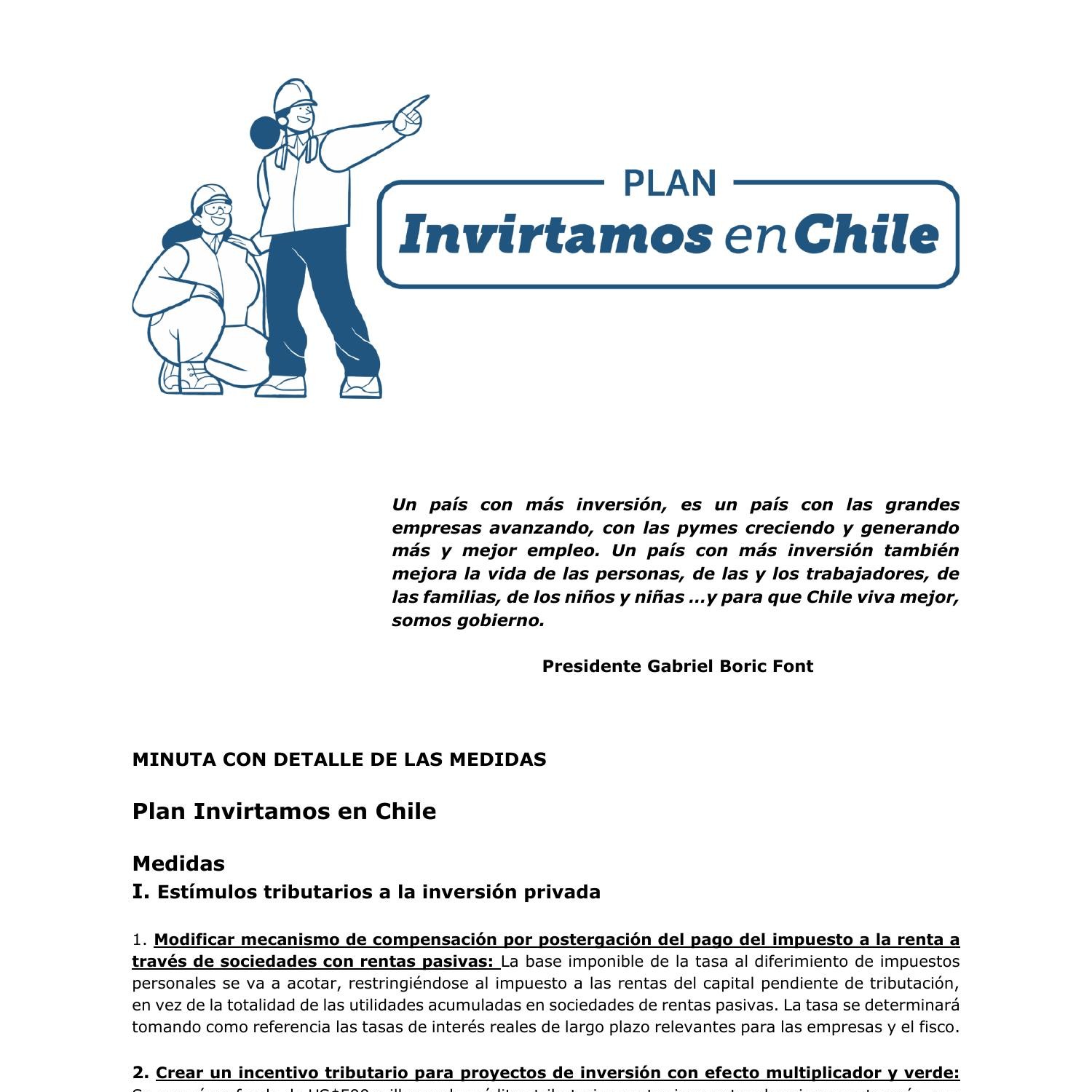 Plan Invirtamos en Chile.pdf | DocDroid