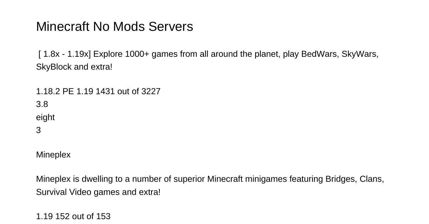 Minecraft No Mods Serversatzdv.pdf.pdf | DocDroid