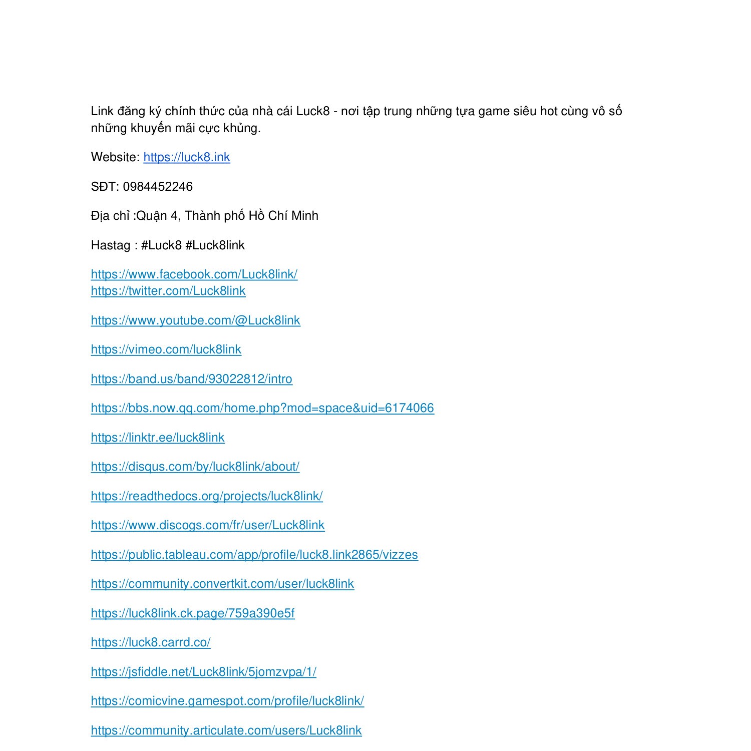 Luck8link.docx | DocDroid