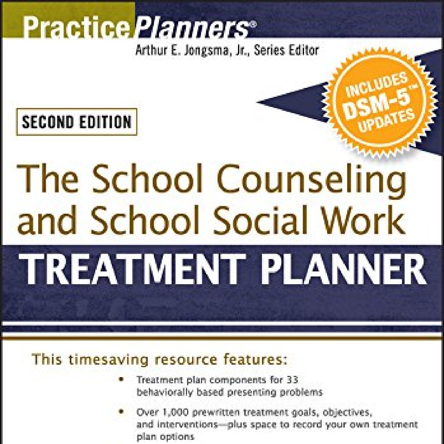BOOK The School Counseling and School Social Work Treatment Planner ...