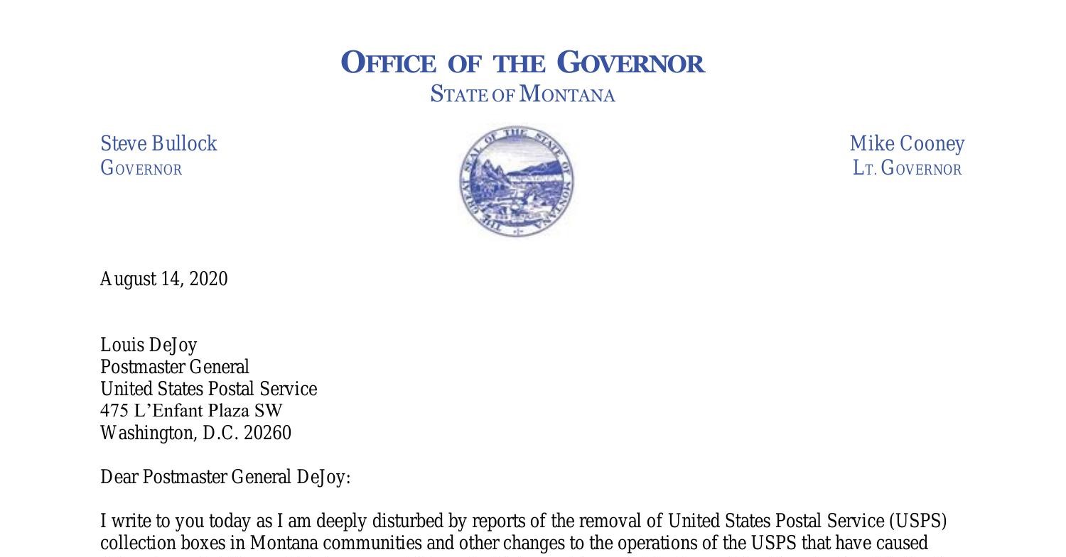 08142020 Governor Bullock Letter to Postmaster General.pdf | DocDroid