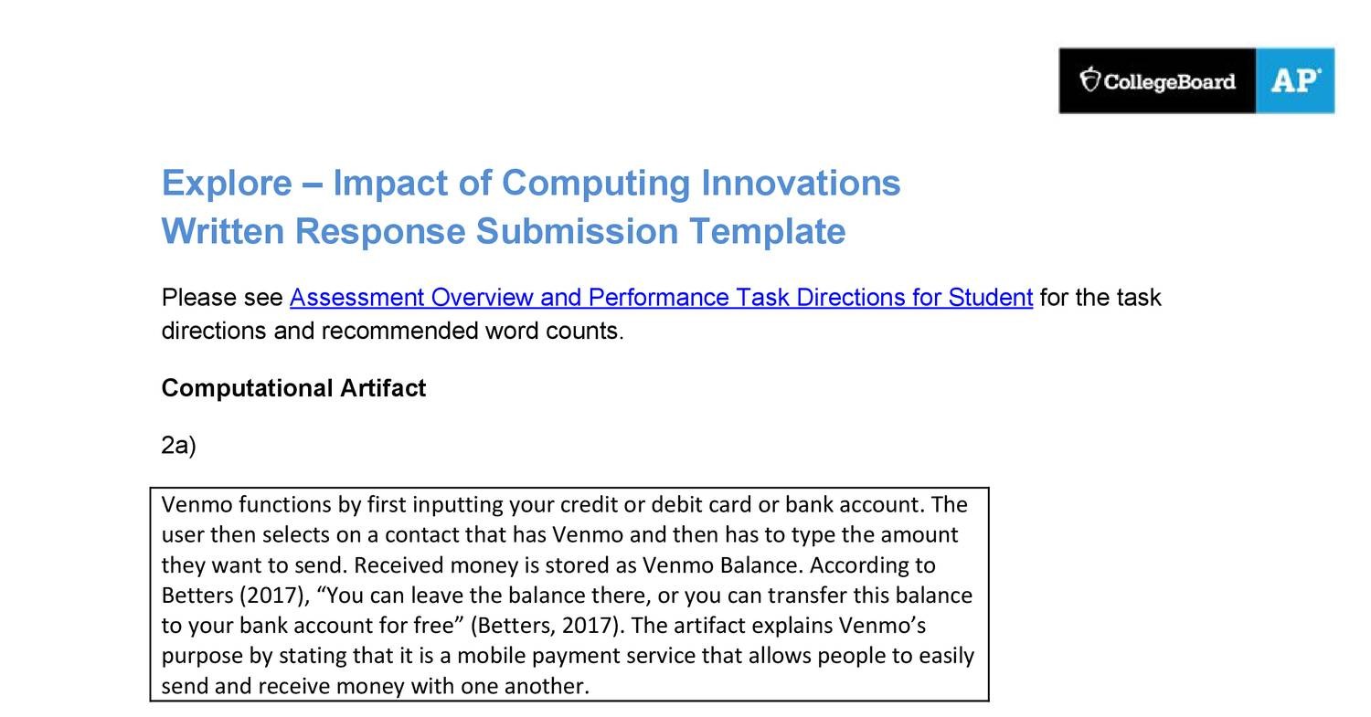 APCSP Explore Task 2018 - Written.pdf | DocDroid