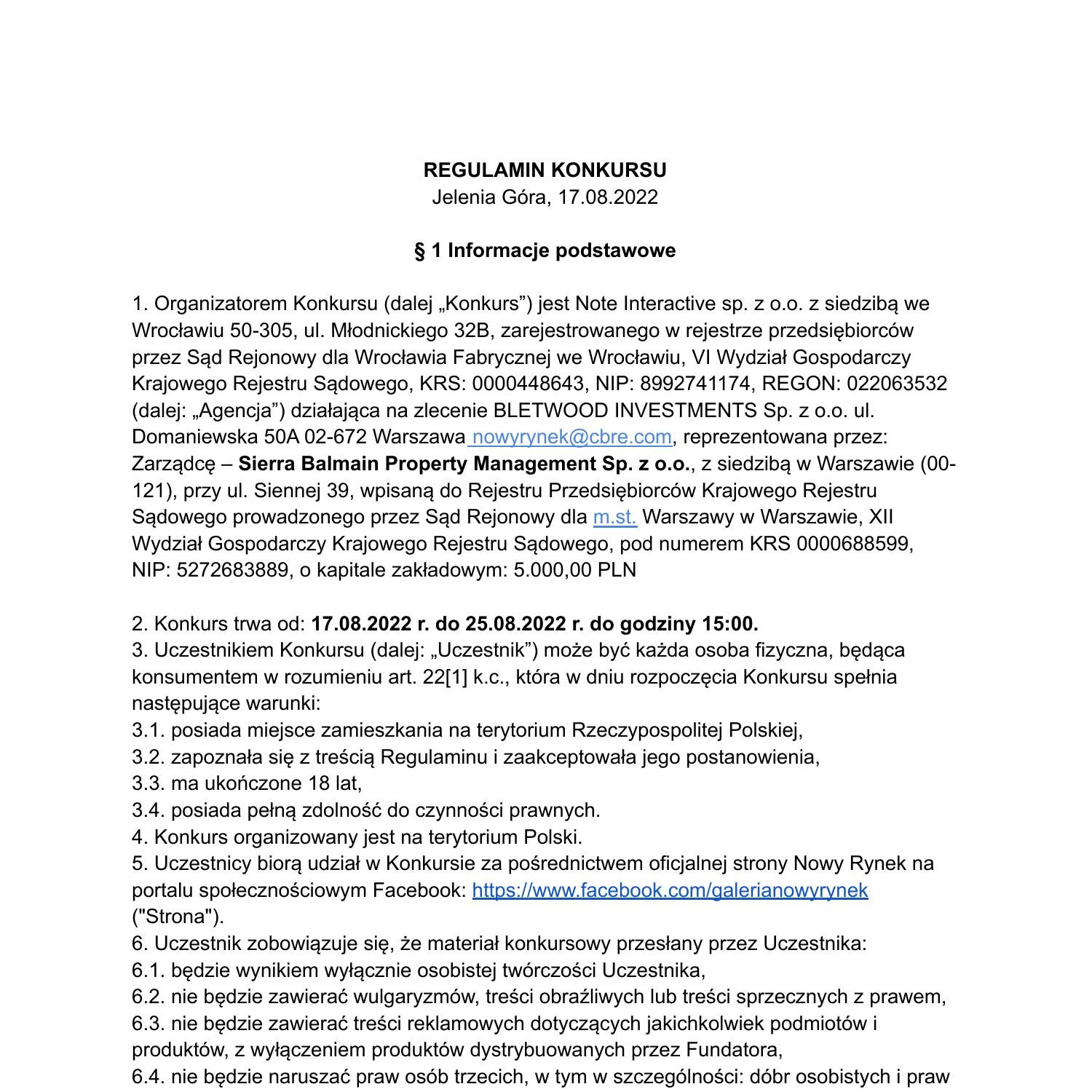 REGULAMIN KONKURSU.pdf | DocDroid