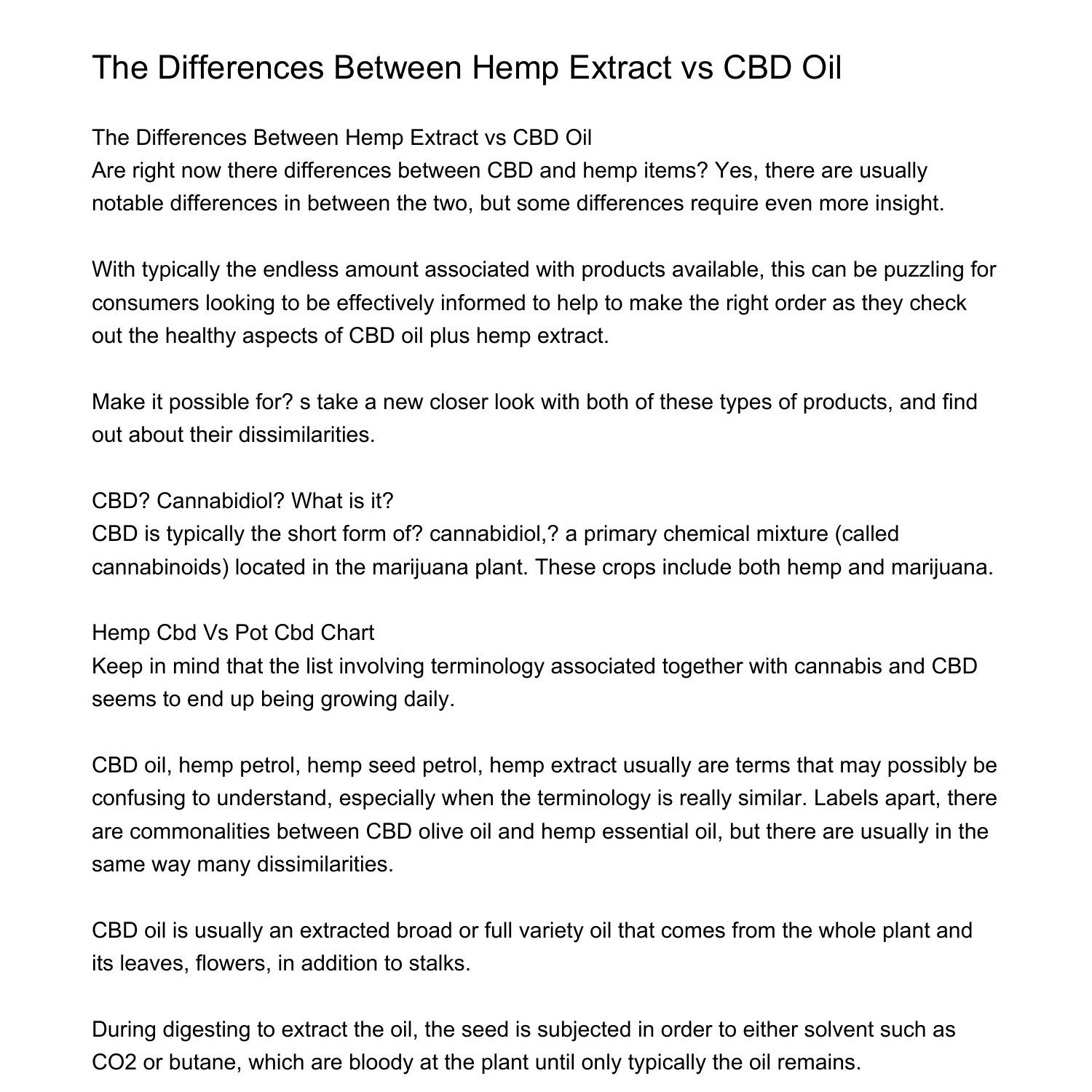 The Differences Between Hemp Get vs CBD Oilnmkpv.pdf.pdf | DocDroid