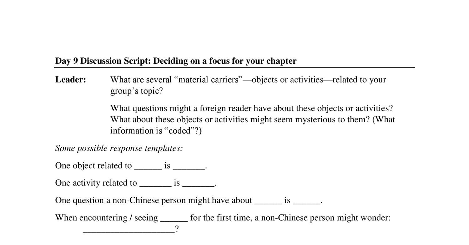 Day 9 Discussion Script.docx | DocDroid