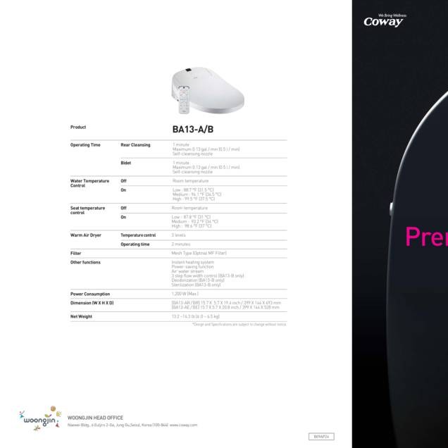 Tooaleta Coway BA13 brochure.pdf | DocDroid