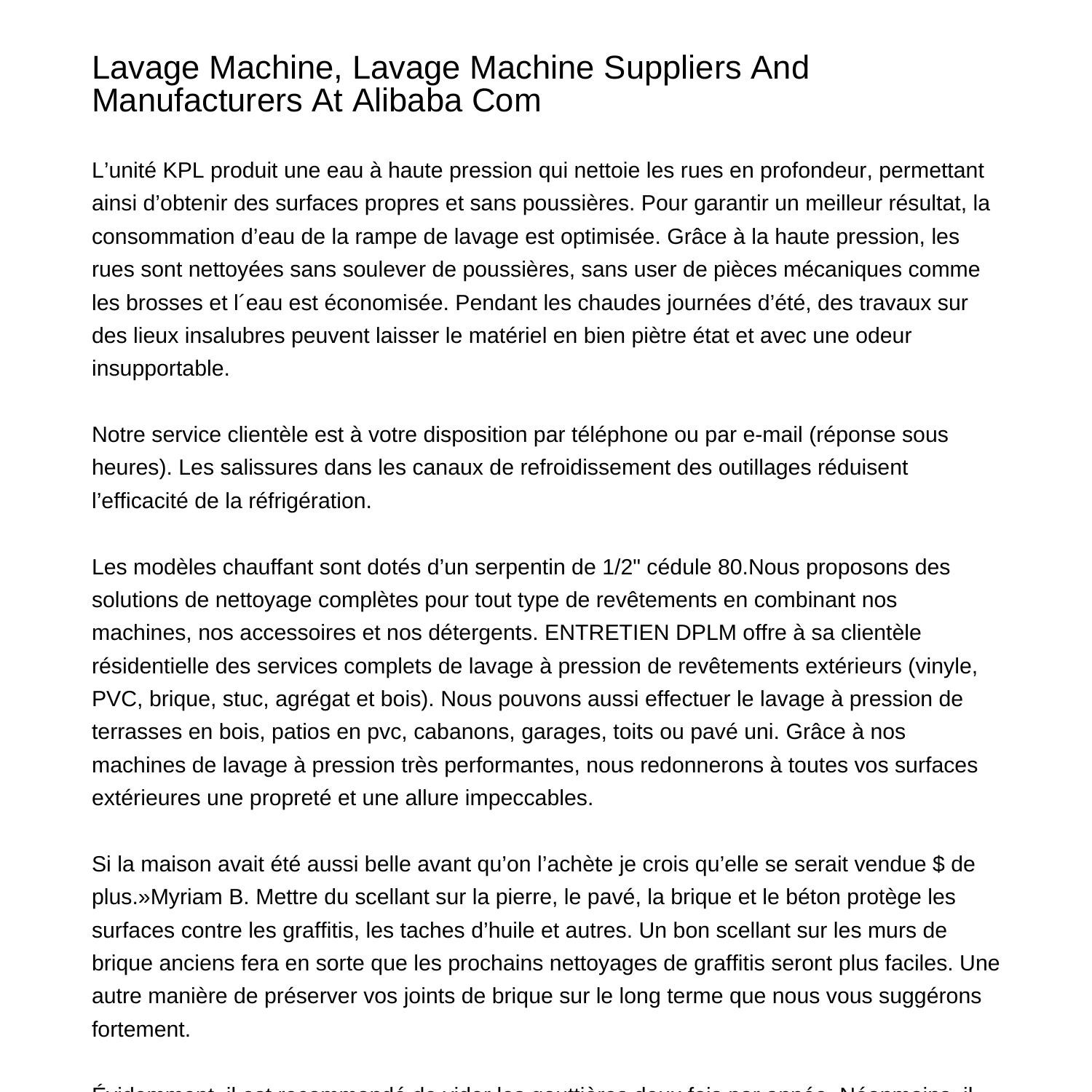 Lavage Machine Lavage Machine Suppliers And Manufacturers At Alibaba ...