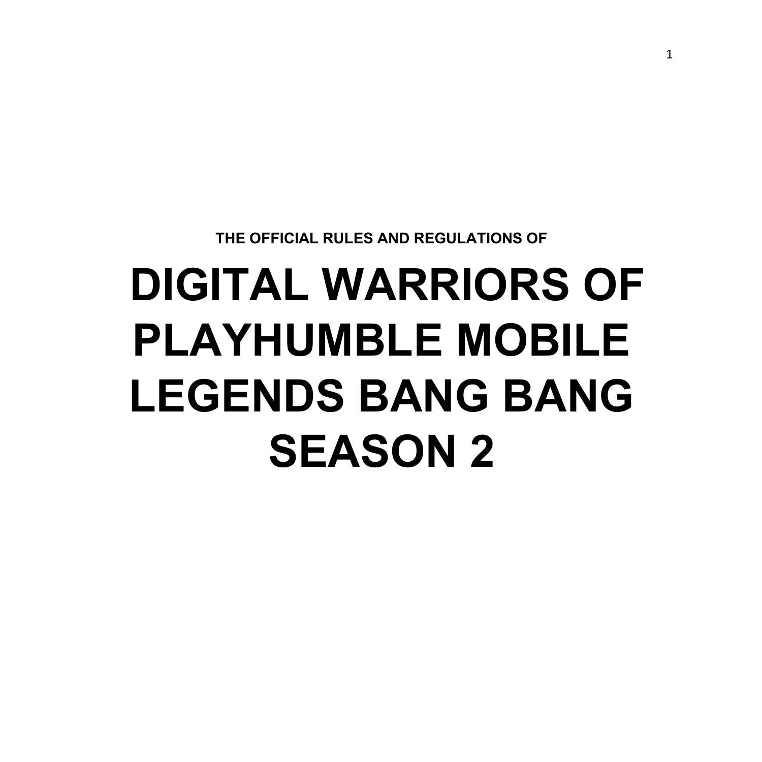 DWoP MLBB S2 Rules and Regulations pdf DocDroid