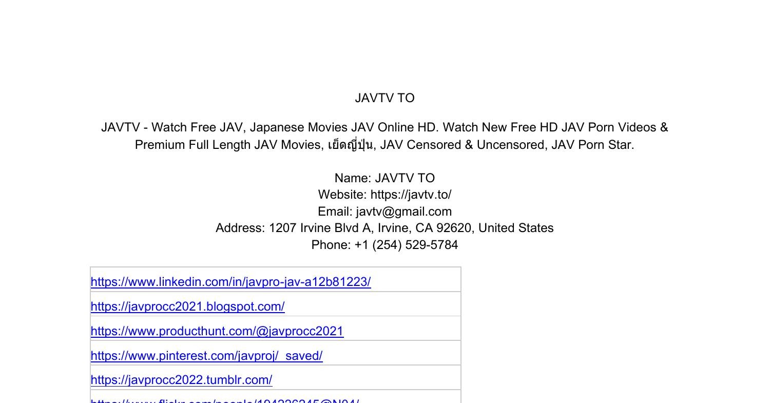 JAVTV TO.docx | DocDroid