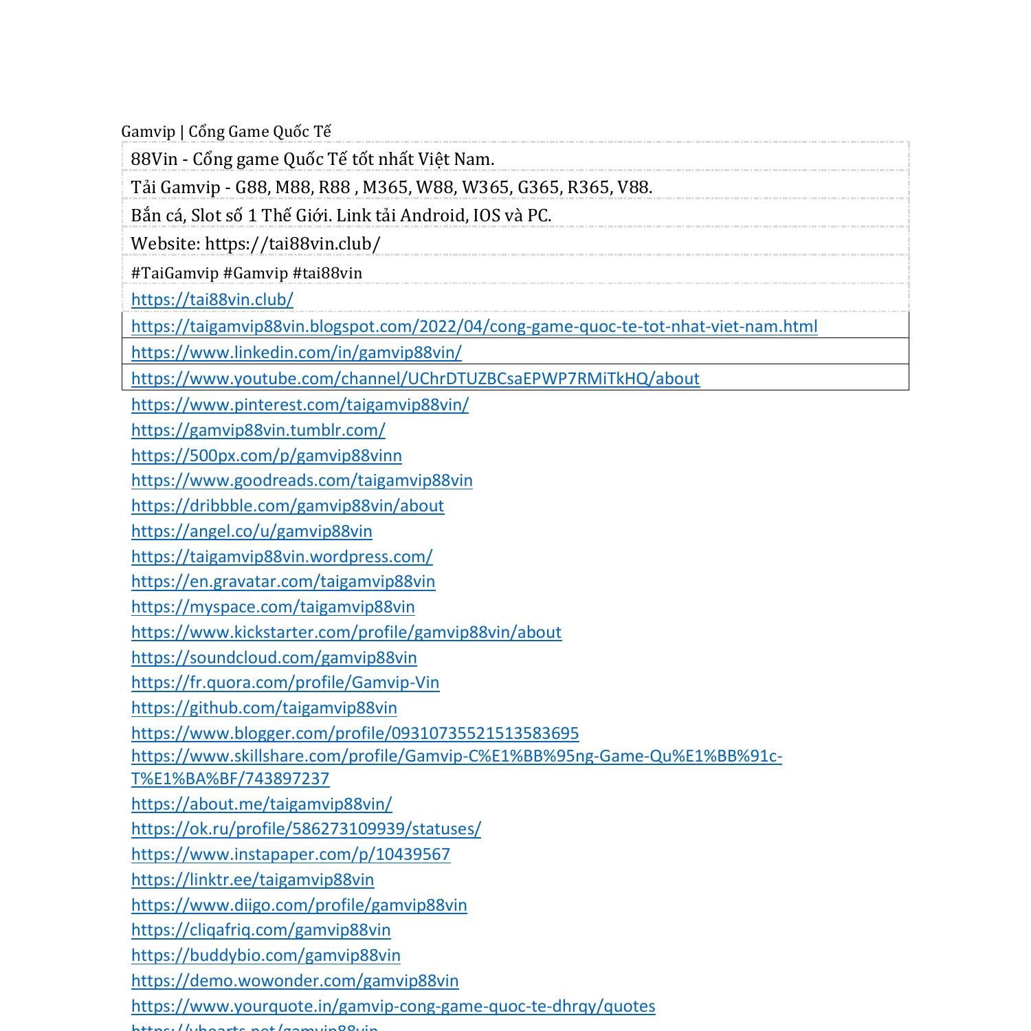 gamvip88vin.docx | DocDroid