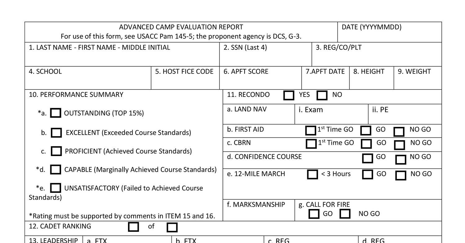 ADVANCED CAMP EVALUATION REPORT.docx | DocDroid
