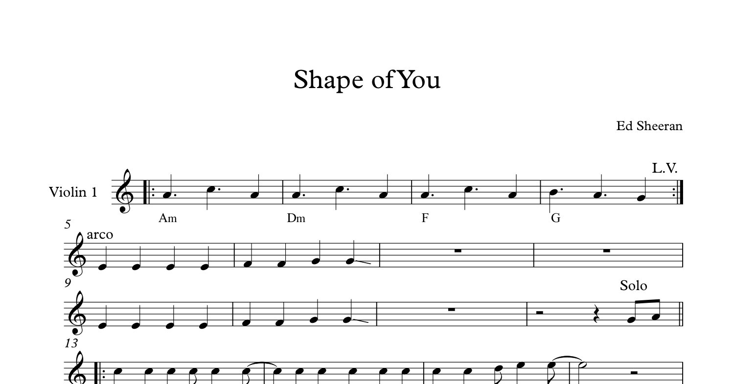 shape of you sib - score.pdf | DocDroid