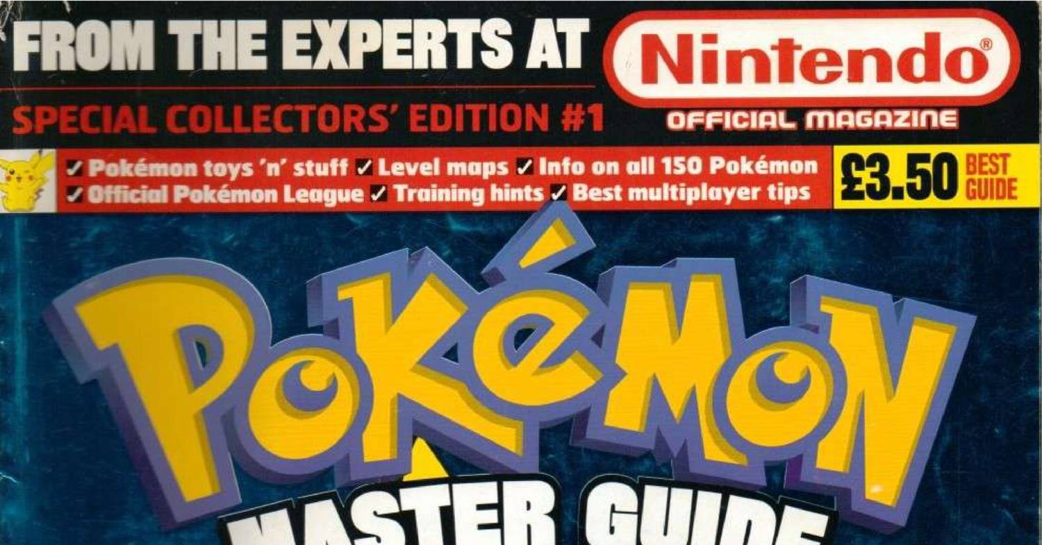(Nintendo Magazine 1999) - Pokemon Master Guide.pdf | DocDroid
