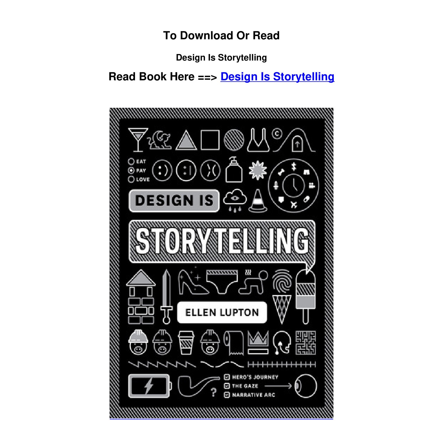 DOWNLOAD PDF Design Is Storytelling By Ellen Lupton.pdf | DocDroid