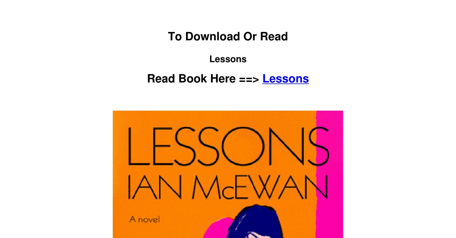 pdf Download Lessons by Ian McEwan.pdf | DocDroid