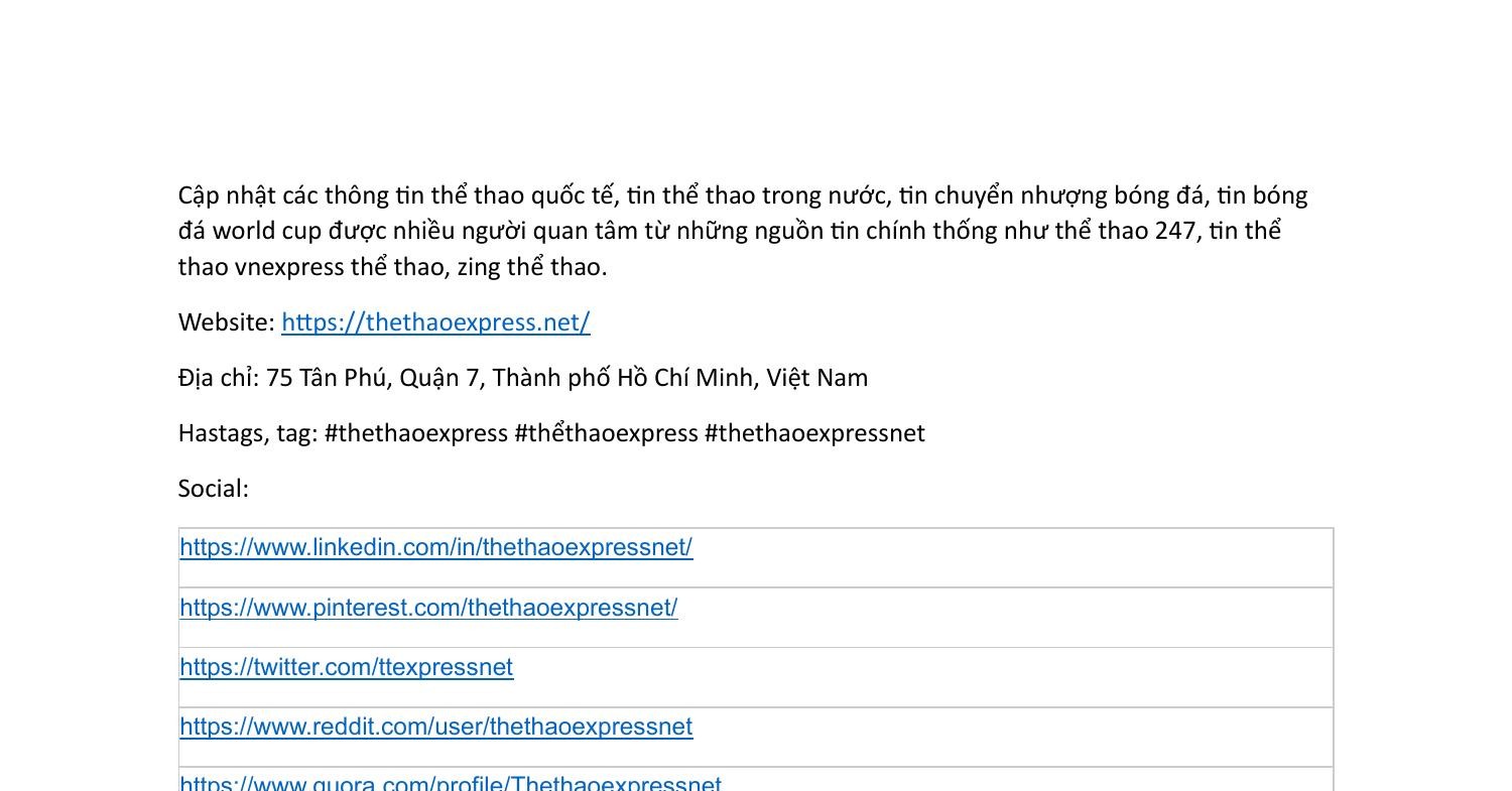thethaoexpressnet.docx | DocDroid
