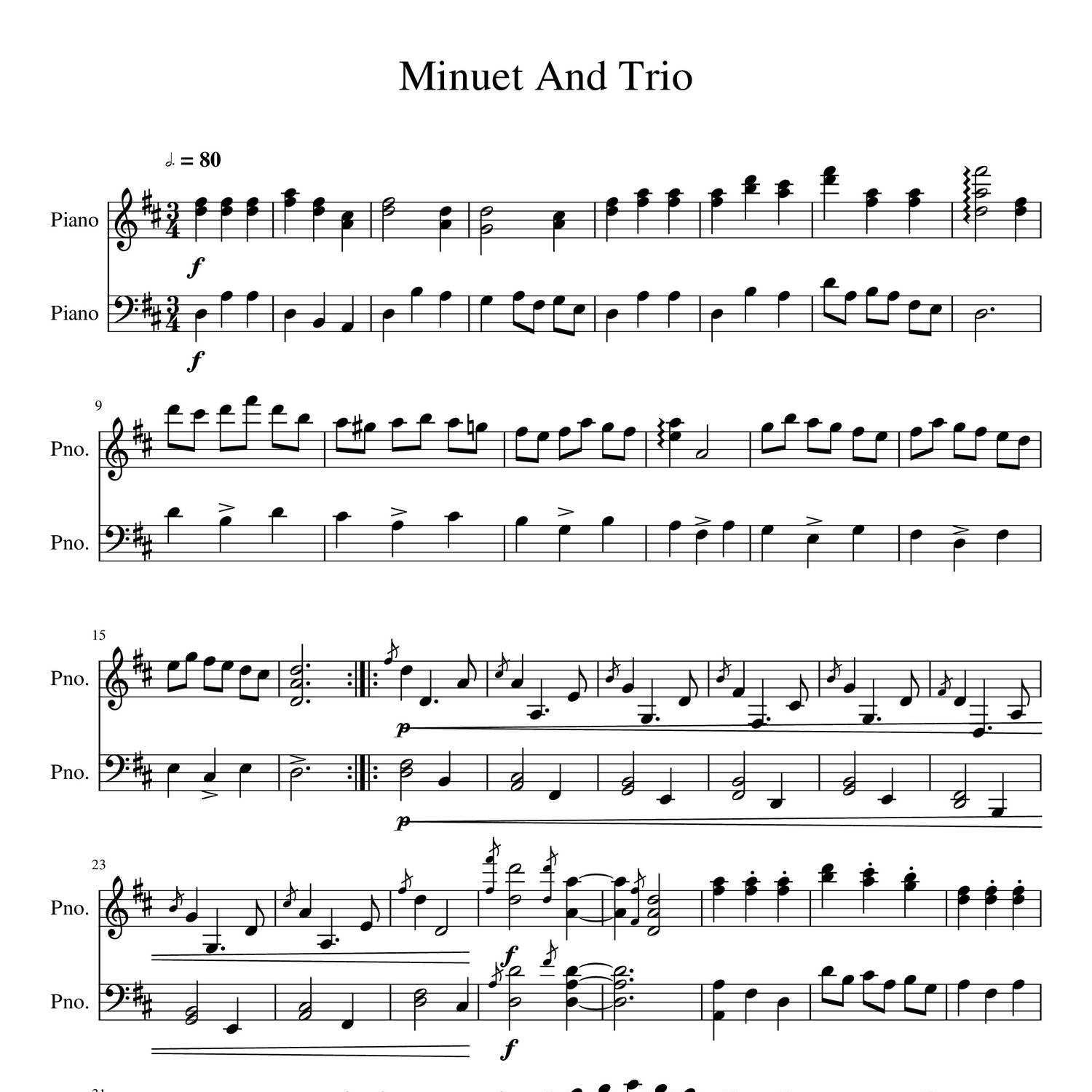 Minuet and Trio Sheet Music.pdf | DocDroid