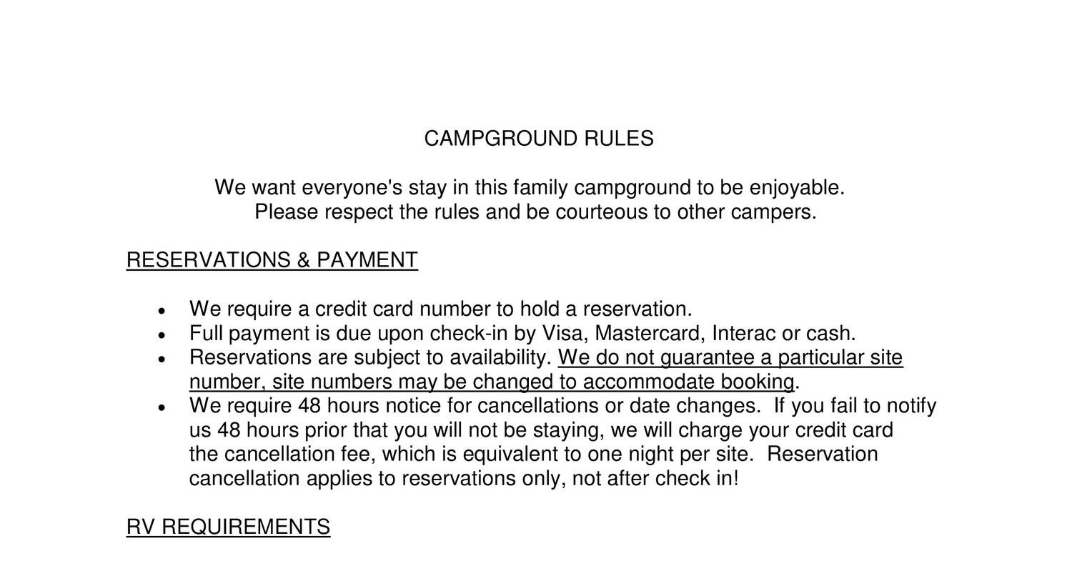 CAMPGROUND RULES.pdf | DocDroid