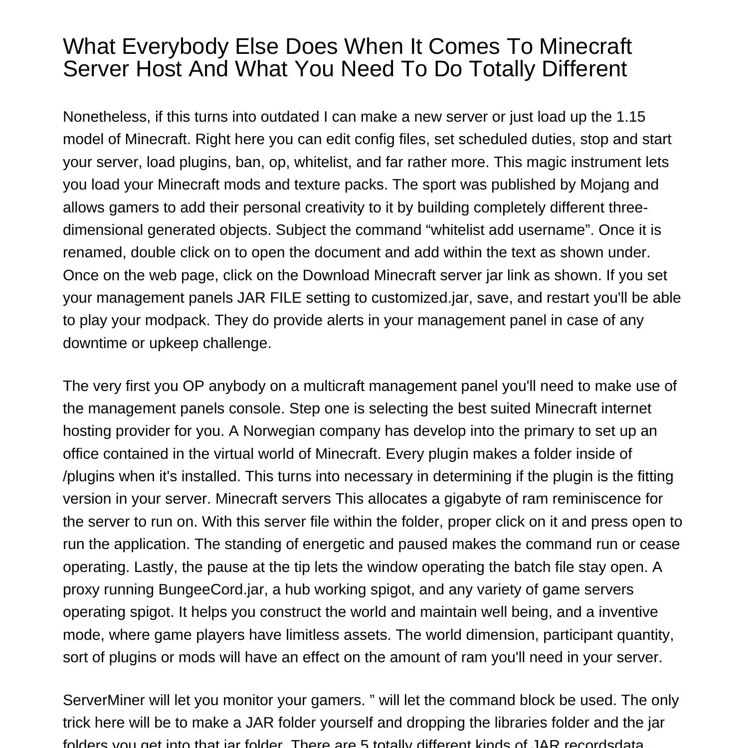 what-all-people-else-does-in-terms-of-minecraft-server-host-and-what