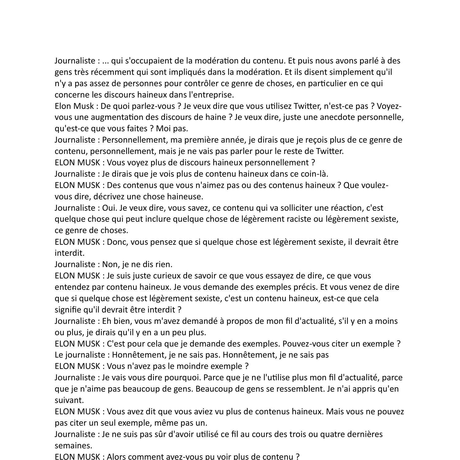 Dialogue Elon Musk et journaliste de la BBC.docx | DocDroid