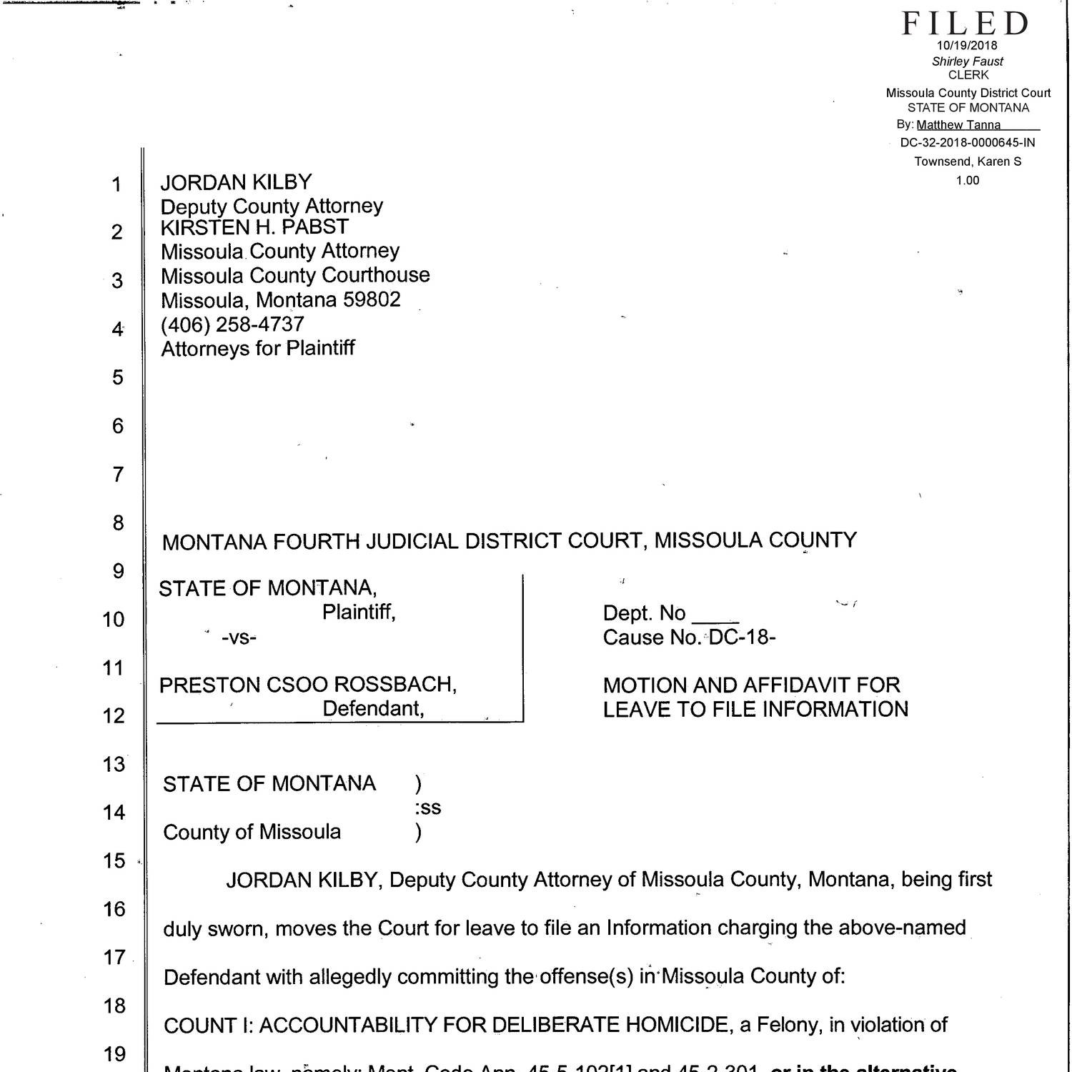 1 Motion and Affidavit for Leave to File Information.pdf | DocDroid