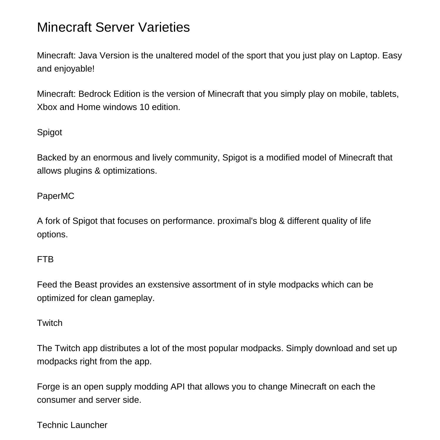 Minecraft Server Sortsjzuhm.pdf.pdf | DocDroid