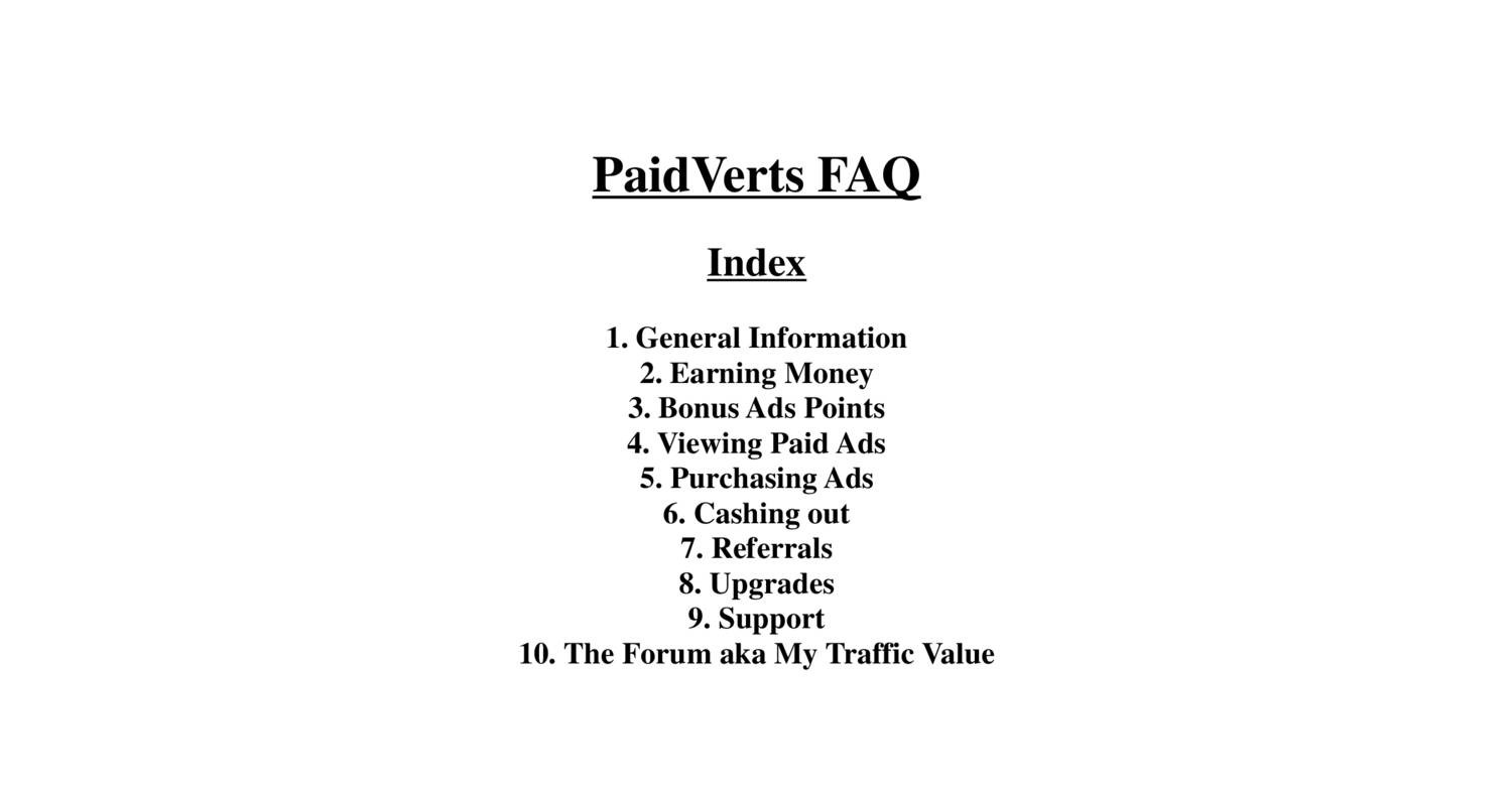 PaidVerts FAQ.pdf | DocDroid