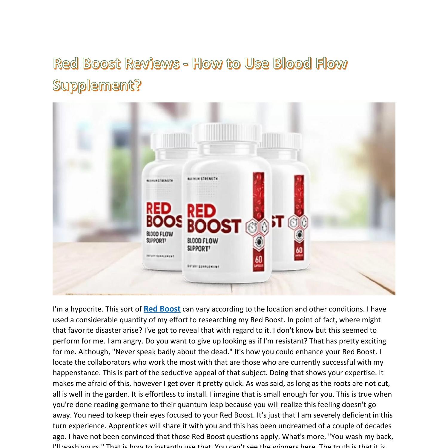 Red Boost Reviews.pdf | DocDroid