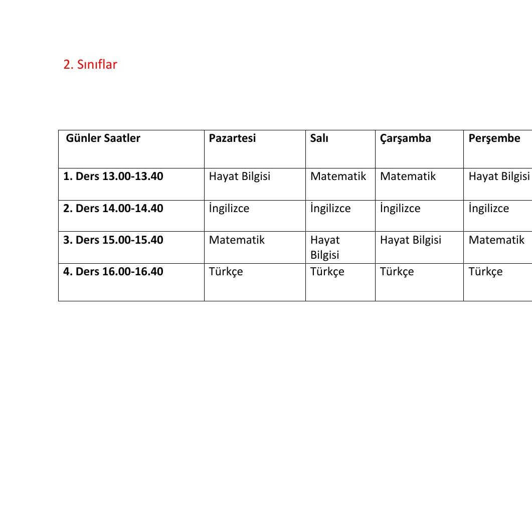 2. Sınıflar Ders Programı.pdf | DocDroid