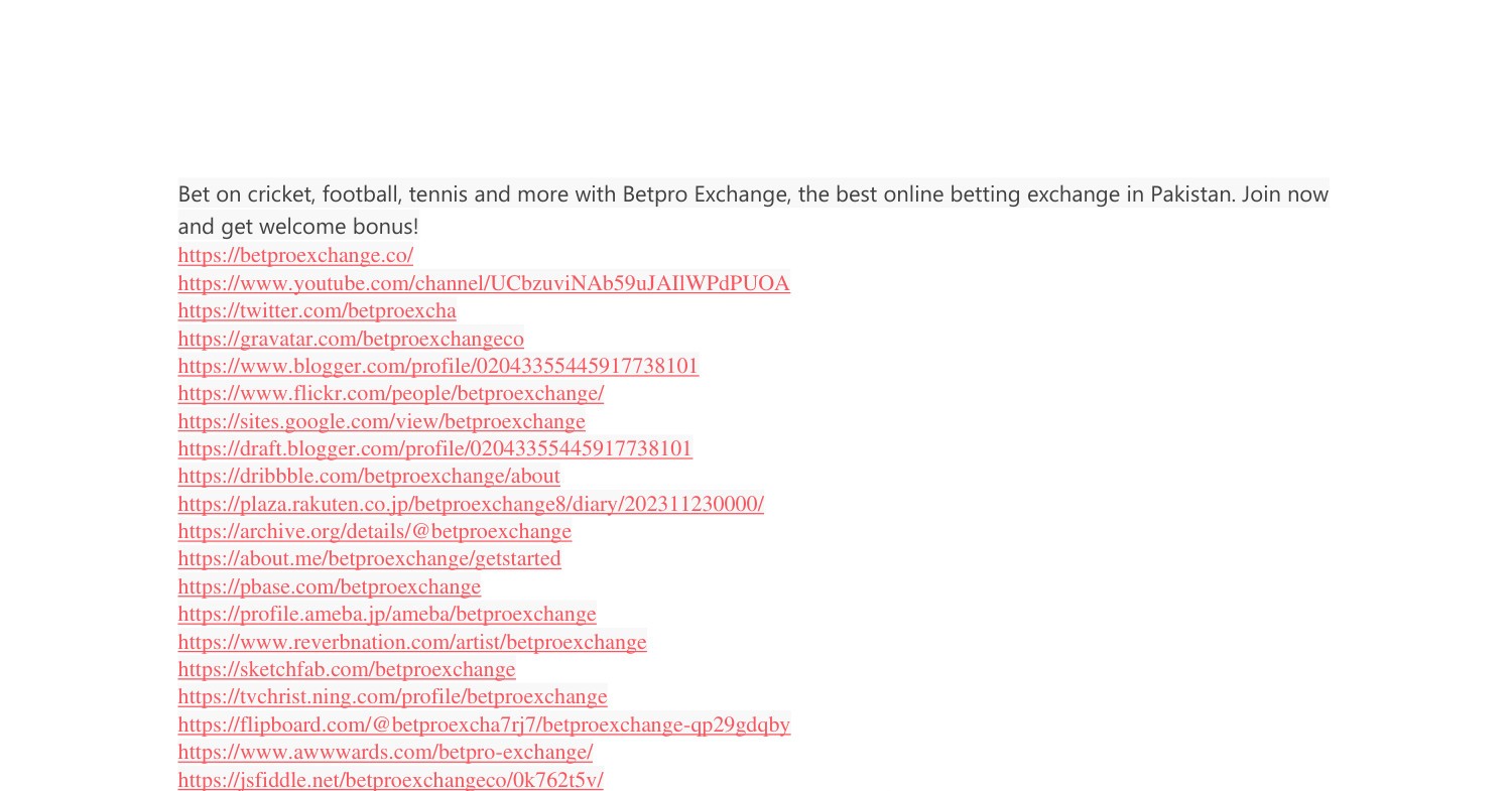 betproexchange.docx | DocDroid