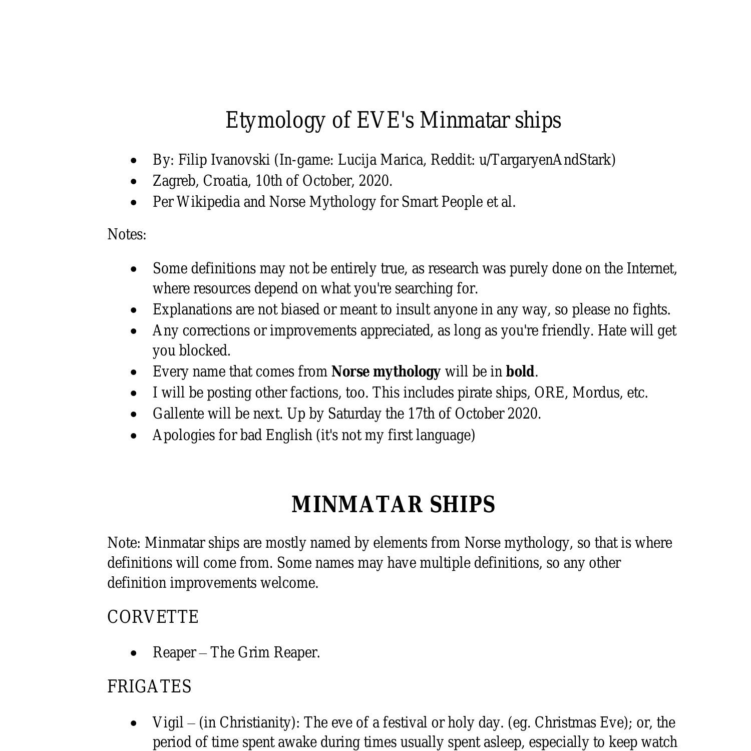 Etymology of Minmatar ships.pdf | DocDroid