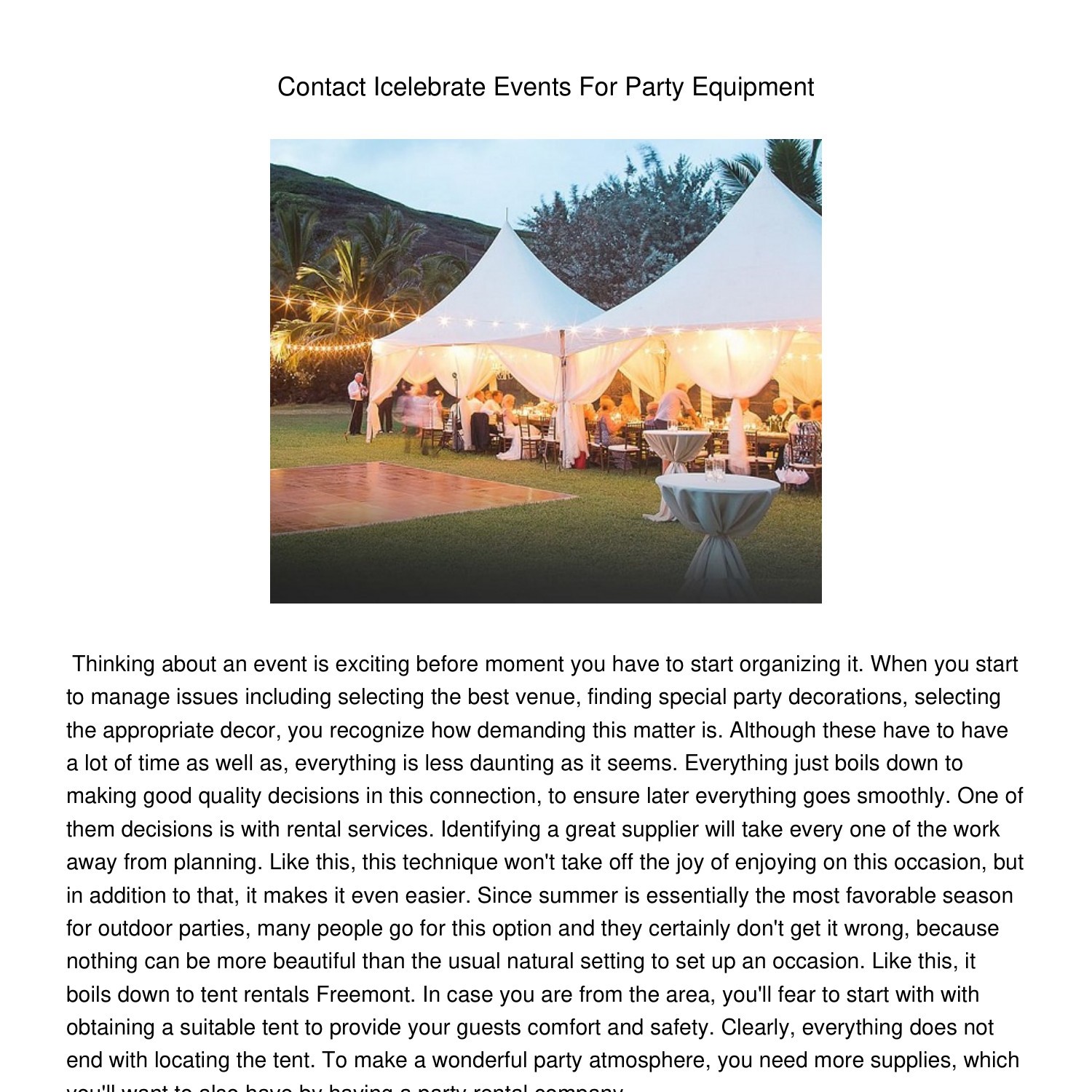 ContactIcelebrateEventsForPartyEquipment12.pdf | DocDroid