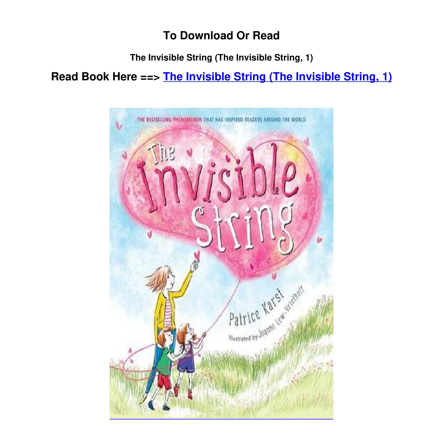 Pdf download The Invisible String The Invisible String 1 By Patrice ...